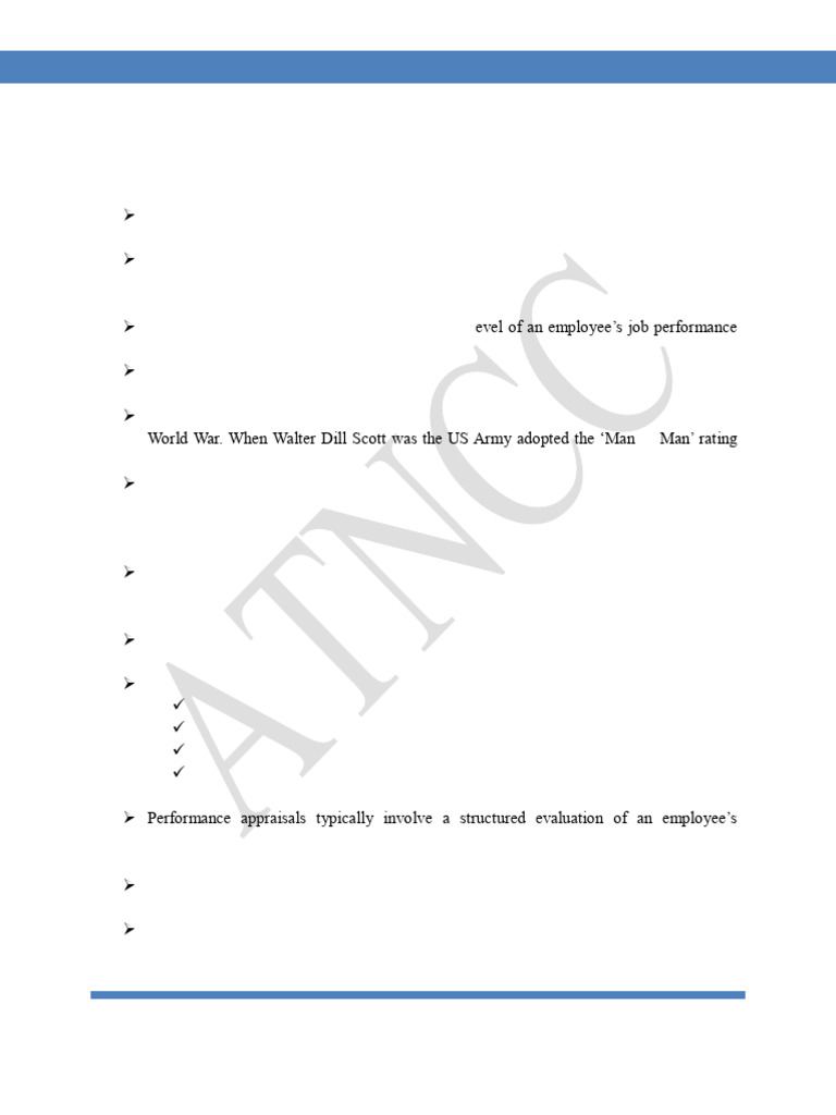 Performance Appraisal and Compensation Guide | PDF | Performance ...
