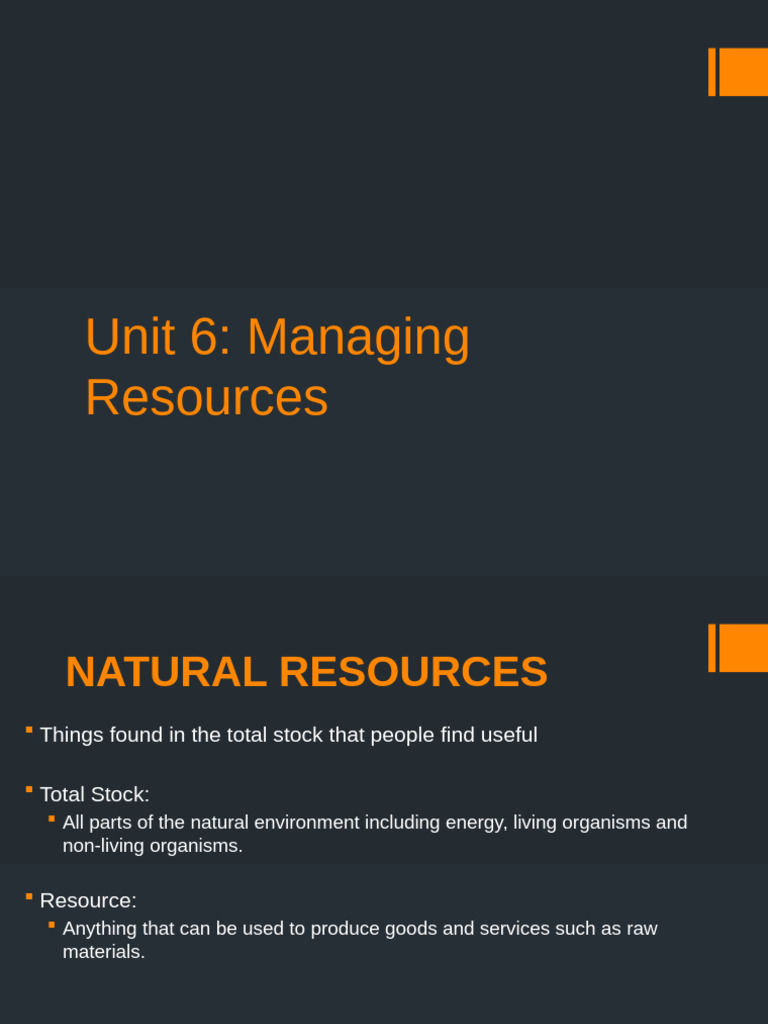 Unit 6 Managing Resources Academic 2 | PDF | Mining | Nuclear Power