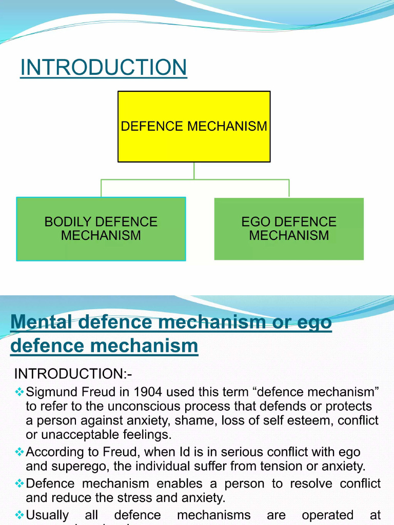 Defence Mechanisms | PDF