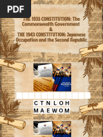 1935 Philippine Commonwealth Constitution | PDF | Philippines | Government