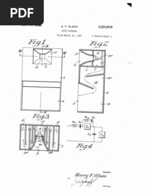 Harry olson loudspeaker