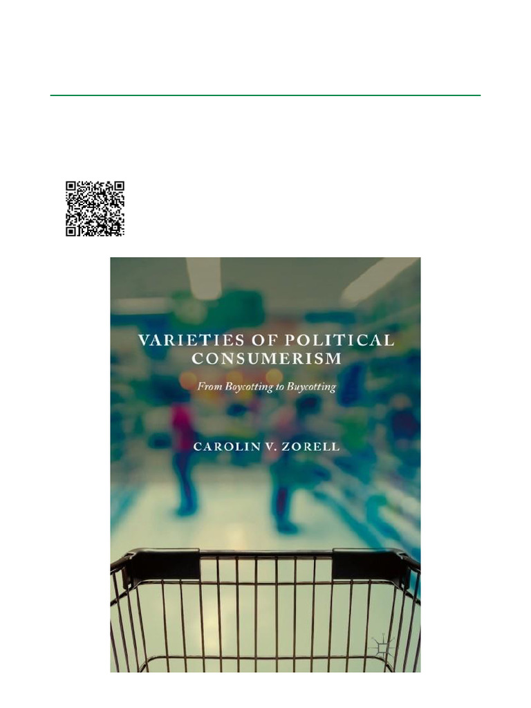 Varieties of Political Consumerism From Boycotting To Buycotting ISBN ...