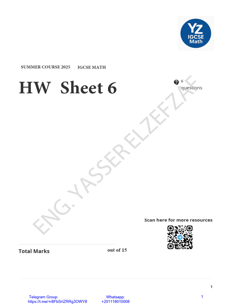 HW Sheet 5-Basic Numbers 2 - Ratio and Proportion | PDF