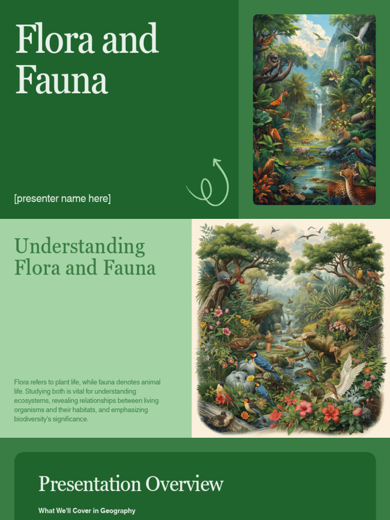 Presentasi - Flora and Fauna | PDF