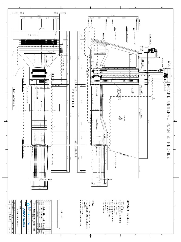 Intake General Plan - Profile | PDF