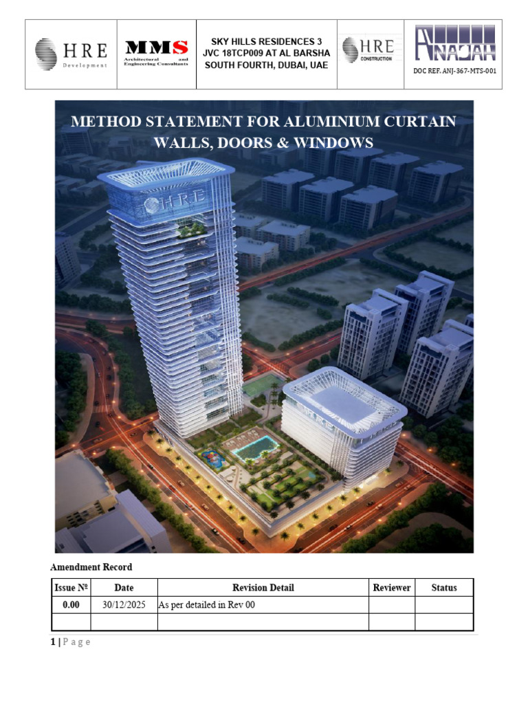 Method Statement for Aluminium Installations | PDF | Scaffolding ...