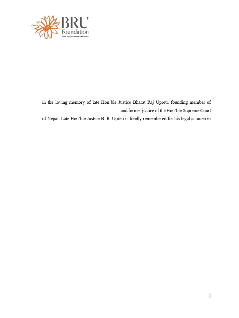 Sixth BRU Foundation Moot Court Rules | PDF | Justice | Crime & Violence