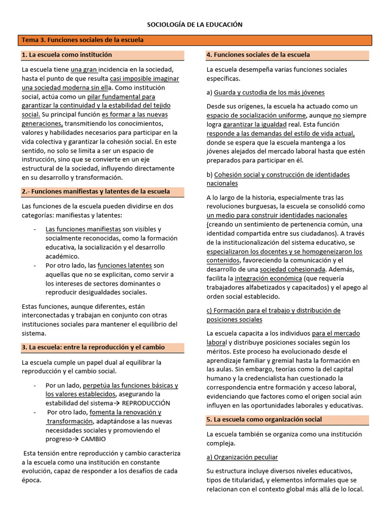 Tema 3 Apuntes Wuolah-Gulag-Free | PDF | Escuelas | Institución