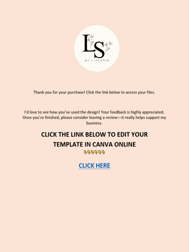 Access Your Canva Design Template | PDF