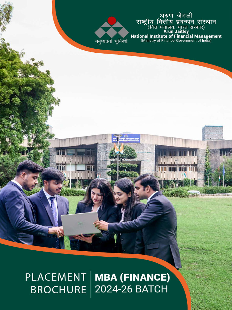 Placement Brochure MBA (Finance) 2024-26 | PDF | Valuation (Finance ...