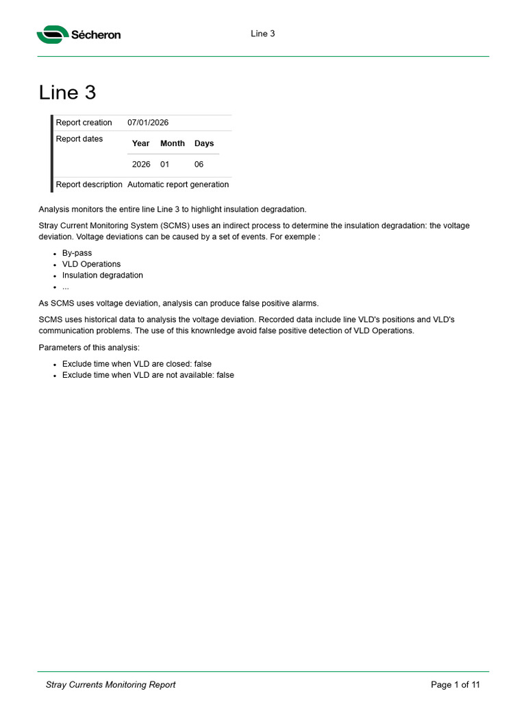 SCMS Report TPSS Line 3 06 Januari 2026 | PDF | Electrical Engineering ...