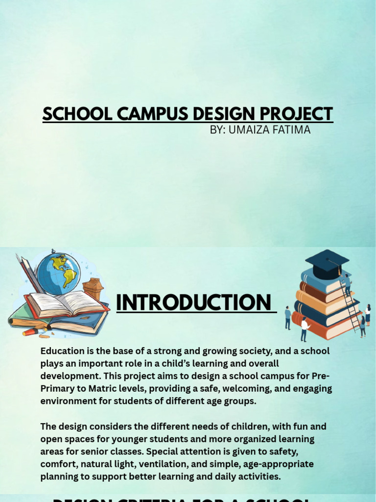 School Campus Design Project-1 | PDF