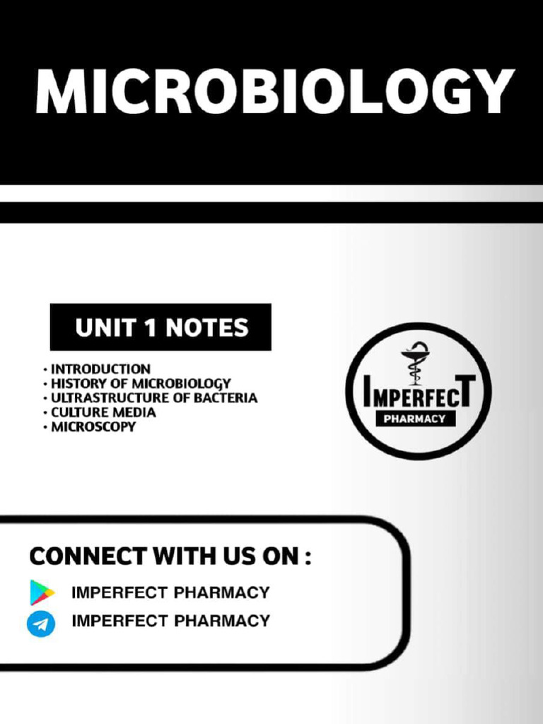 UNIT 1 Microbiology Compressed | PDF