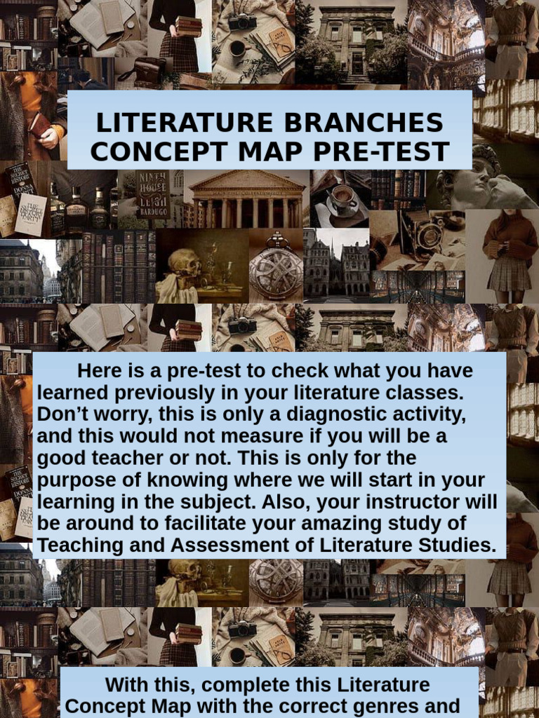 Literature Branches Concept Map Pre | PDF | Poetry | Narrative