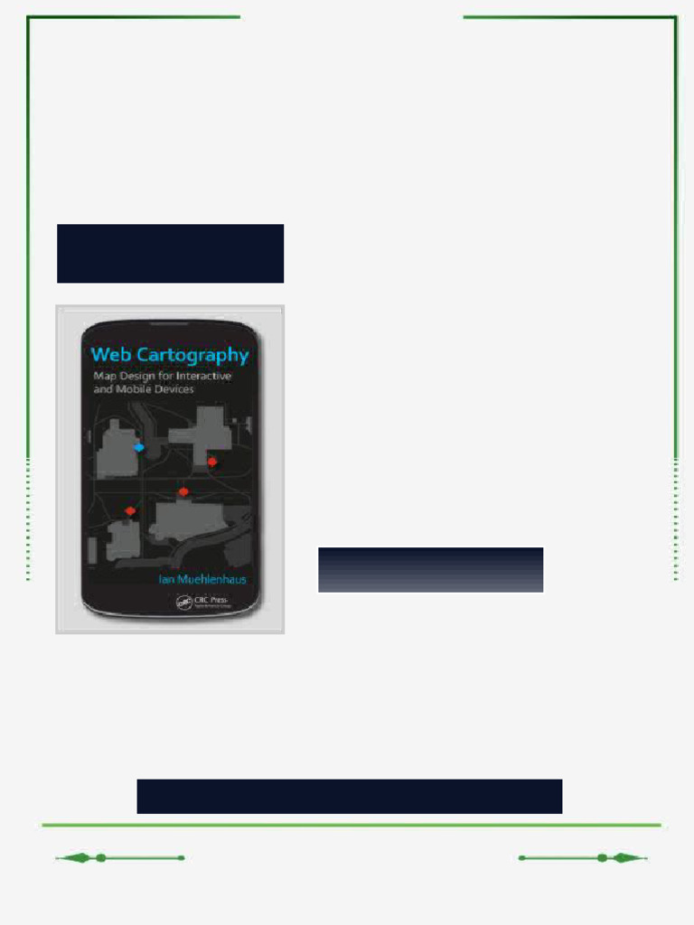 Web Cartography Map Design For Interactive and Mobile Devices 1st ...