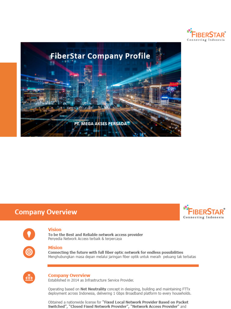 FiberStar Company Profile | PDF