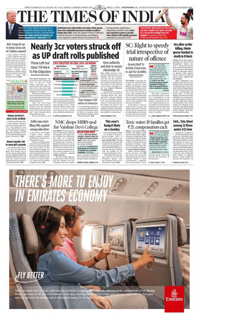 07.01.26 Times of India | PDF