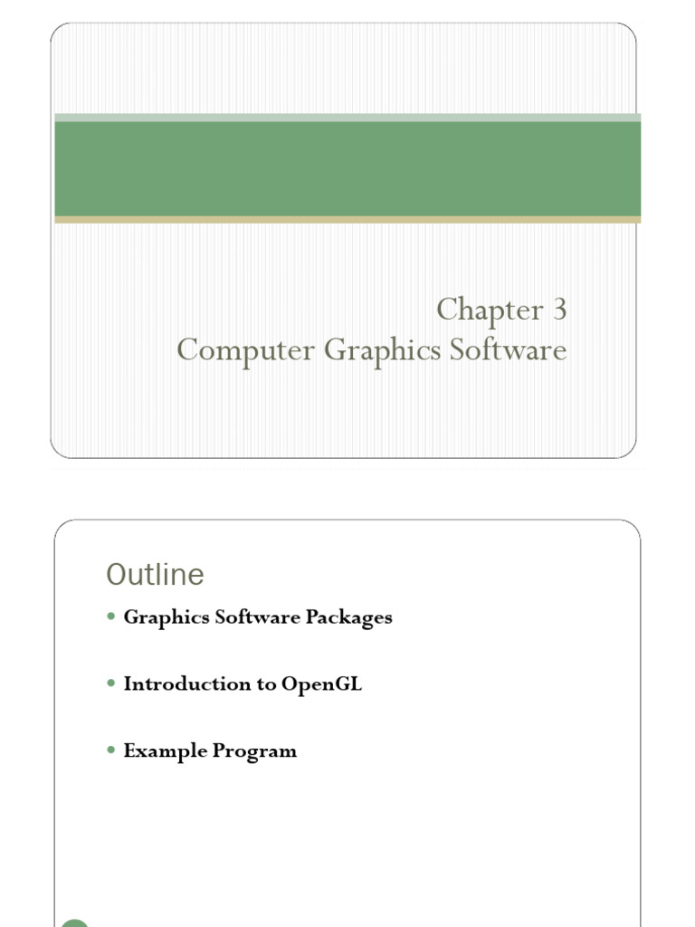 CGM Slide3 Software | PDF | Computer Graphics | Rendering (Computer ...