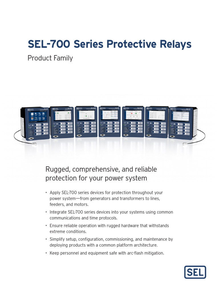 700 Series Product Family | PDF | Relay | Transformer