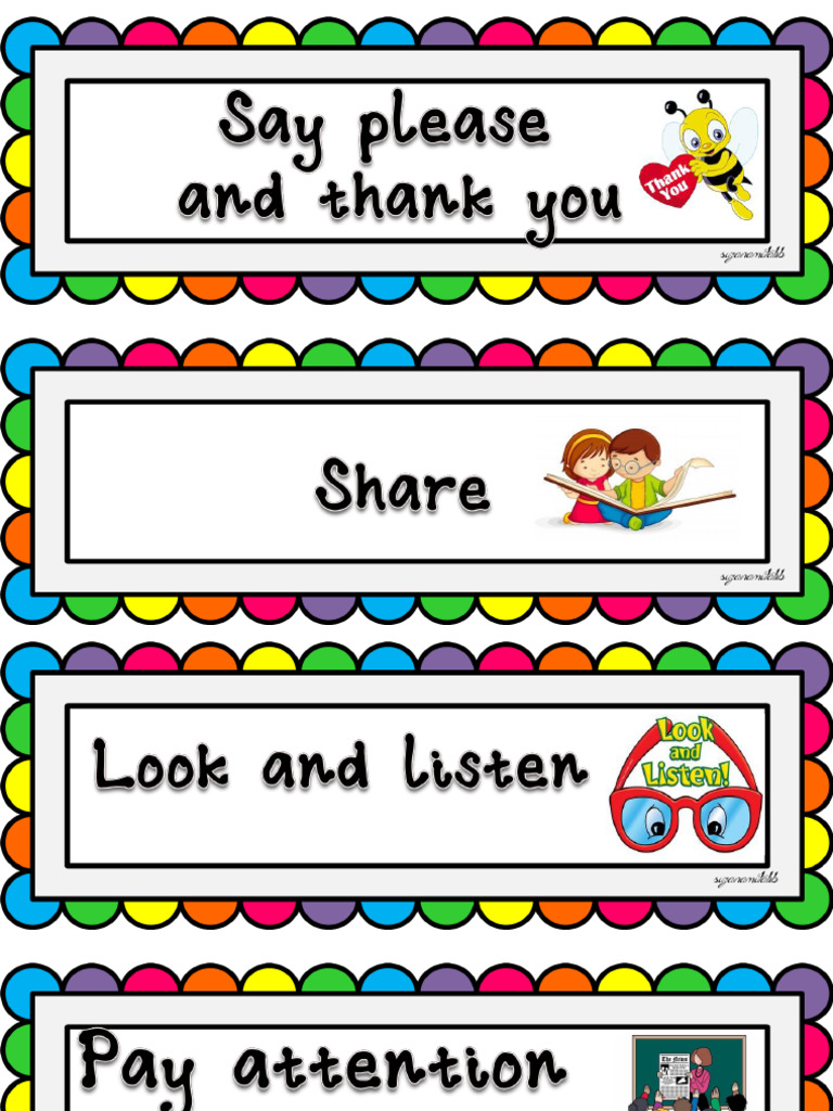 Classroom Manners | PDF
