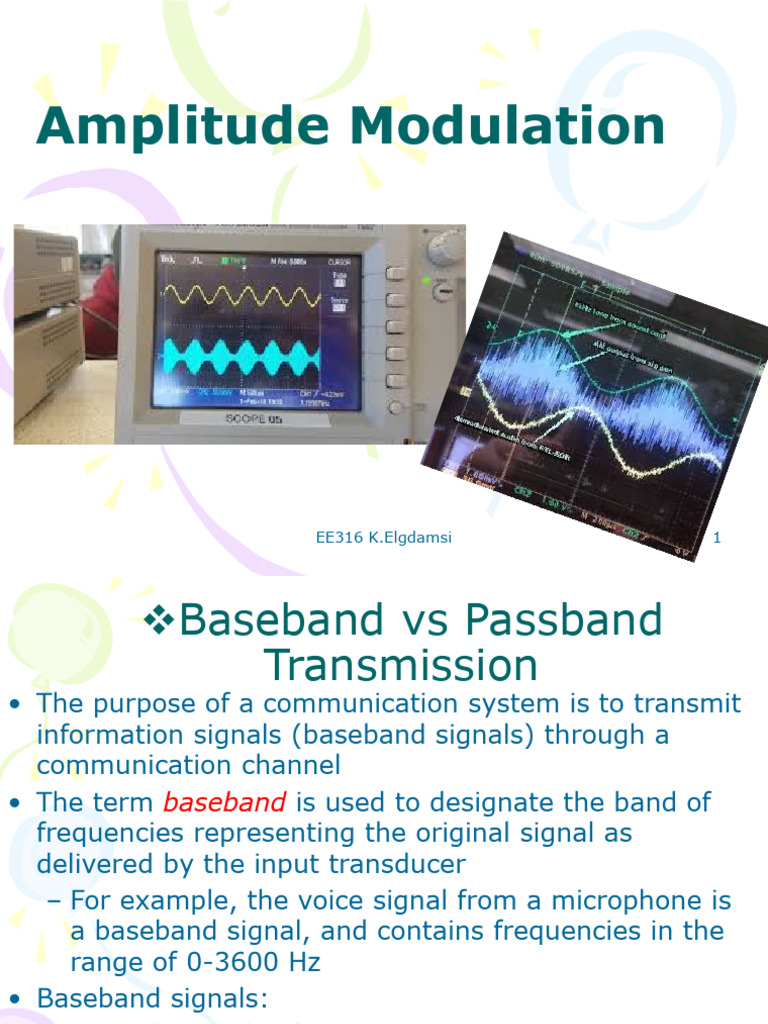 Lec2 - Amplitude Modulation | PDF | Frequency Modulation | Radio