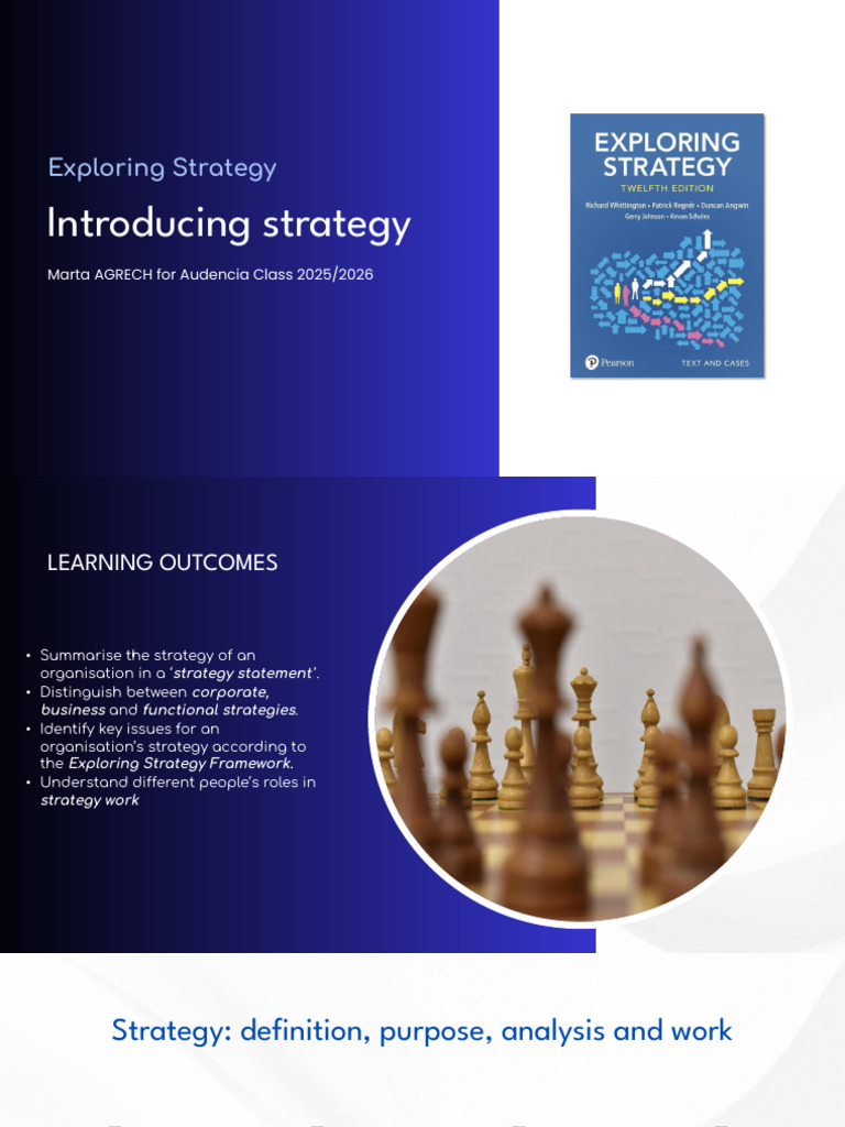 Understanding Organizational Strategy | PDF | Strategic Management ...