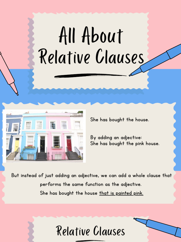 Understanding Relative Clauses Explained | PDF | Pronoun | Linguistic ...
