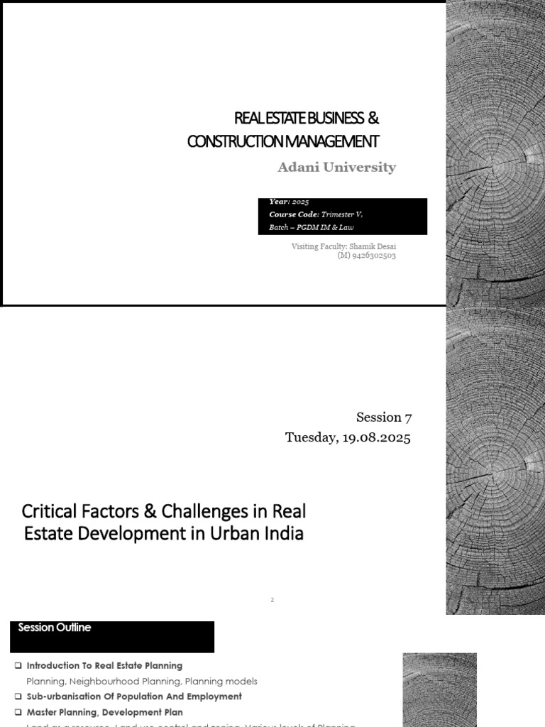Session 7 Critical Factors & Challenges in RE Development | PDF | Land ...