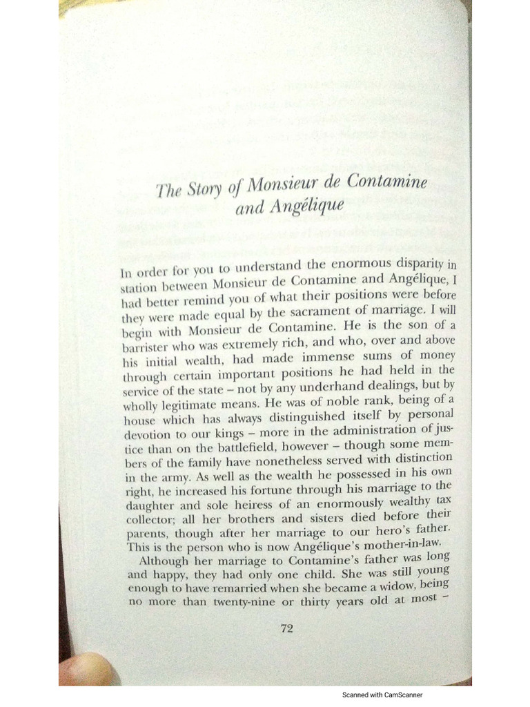 Monsieur de Contamine & Angélique | PDF