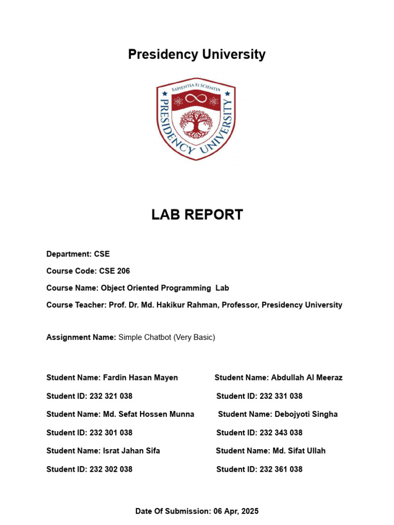 Cse Cover Page | PDF