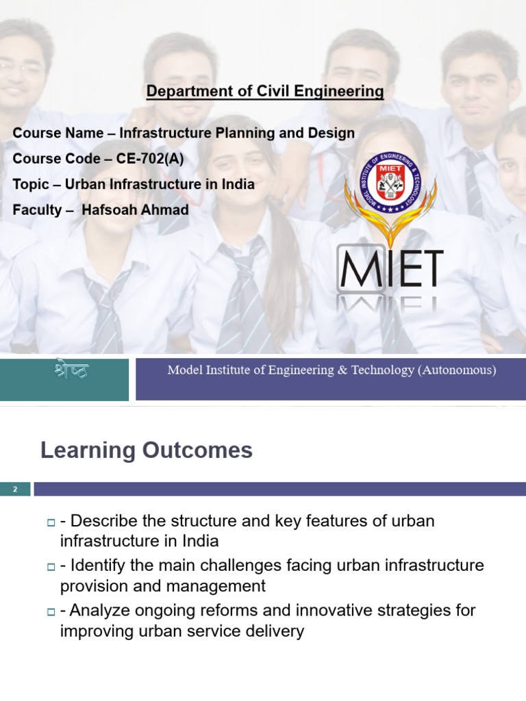 An Overview of The Urban Sector in India | PDF