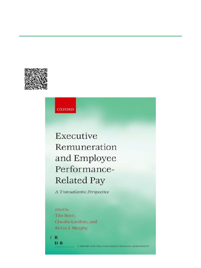 Executive Remuneration and Employee Performance Related Pay A ...