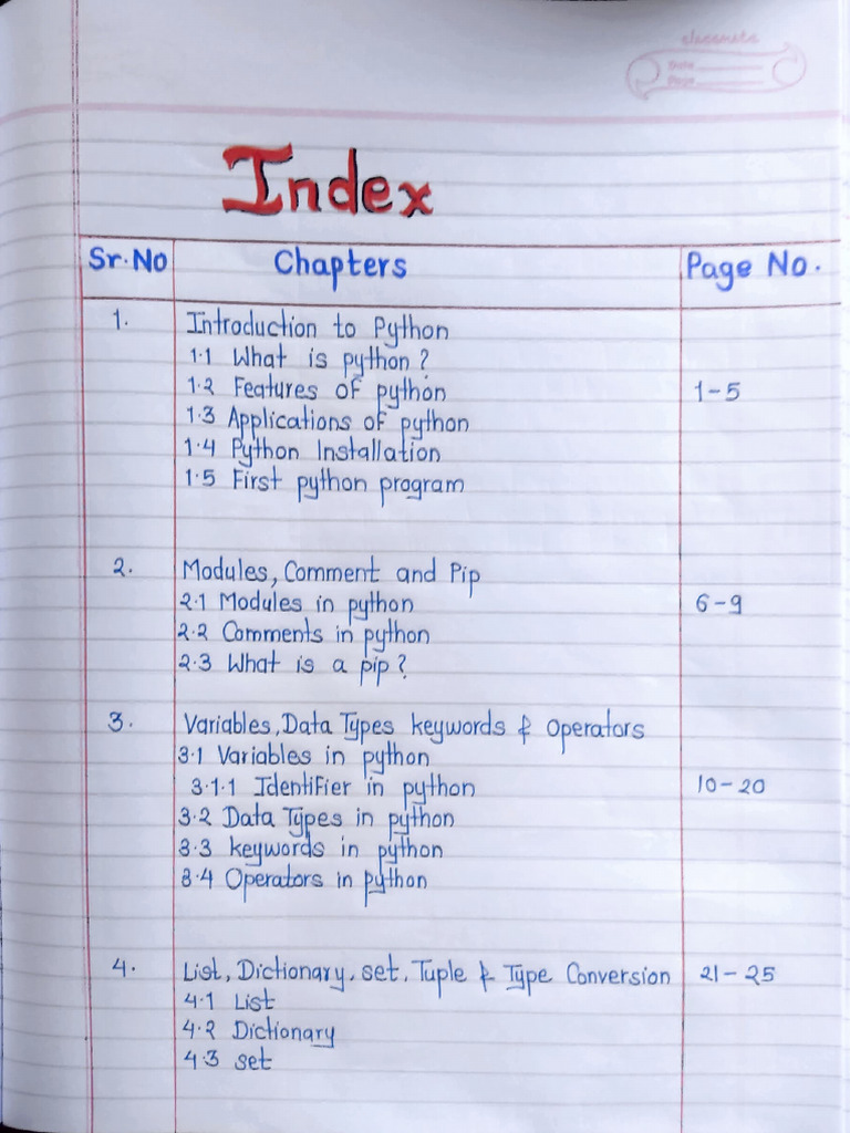 Python Notes | PDF
