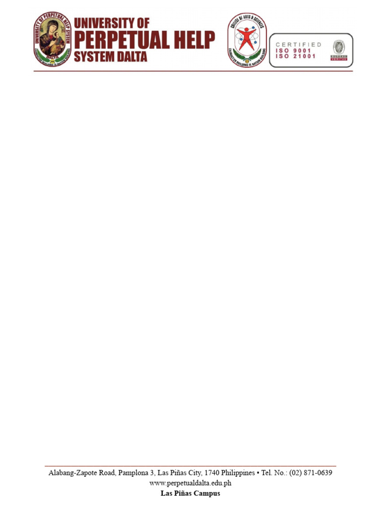 UPHSD Header Template | PDF