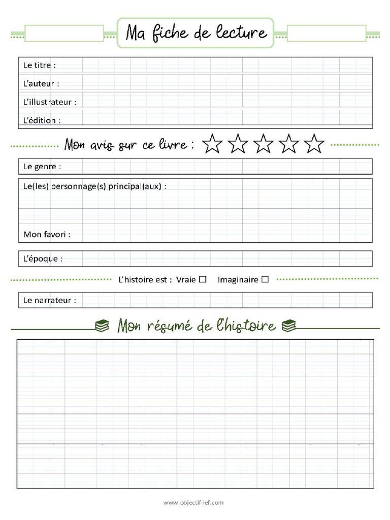 Fiche de Lecture Madrassatii 001 3 | PDF