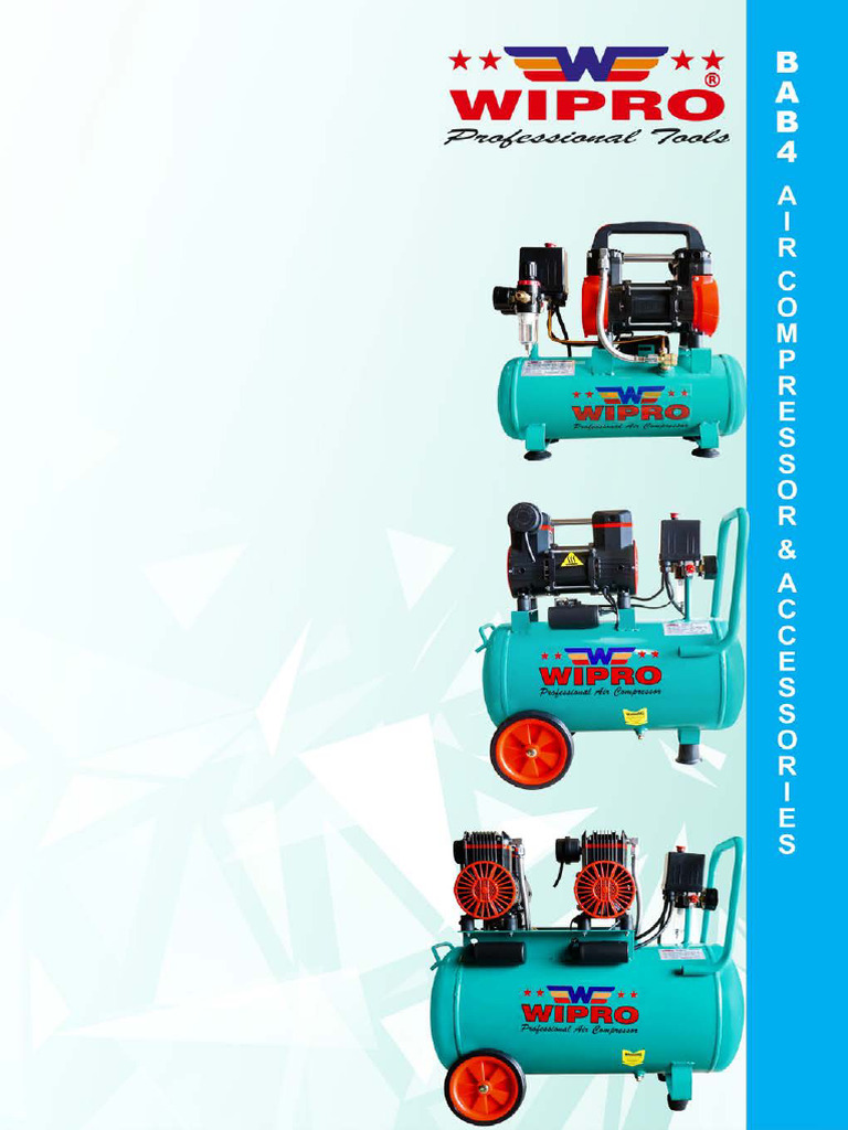 Air Compressors and Accessories Overview | PDF | Piston | Mechanical ...