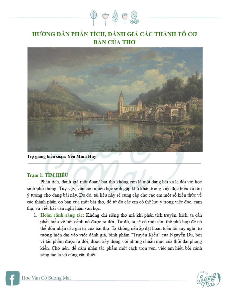 Phan Tich Danh Gia Cac Thanh To Co Ban Cua Tho PDF | PDF