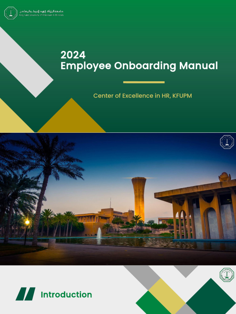 KFUPM Employee Onboarding Guide 2024 | PDF