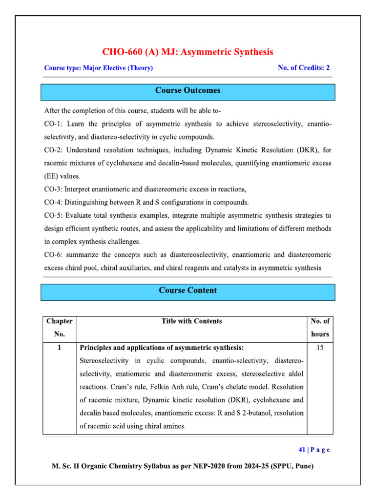 Asymmetric Synthesis | PDF