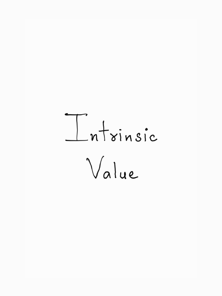 Intrinsic Value 1765263836 | PDF