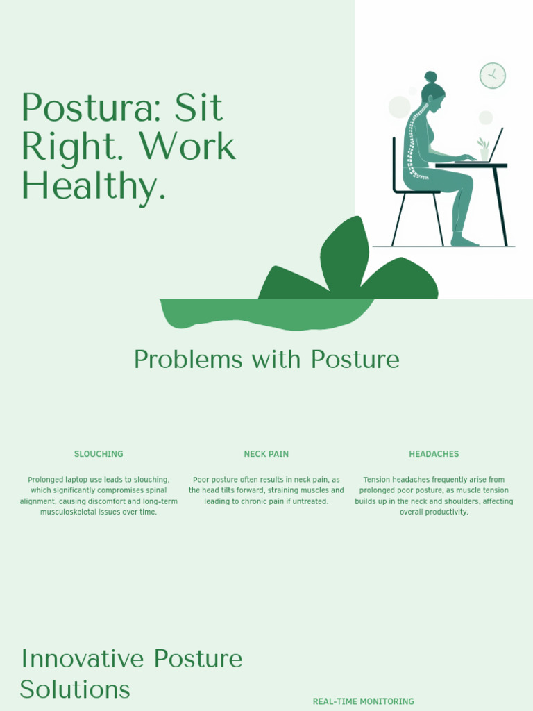Presentation - Postura Sit Right. Work Healthy. | PDF | Diseases And ...
