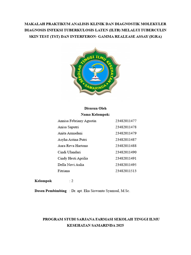 Diagnosis ILTB: TST vs IGRA | PDF