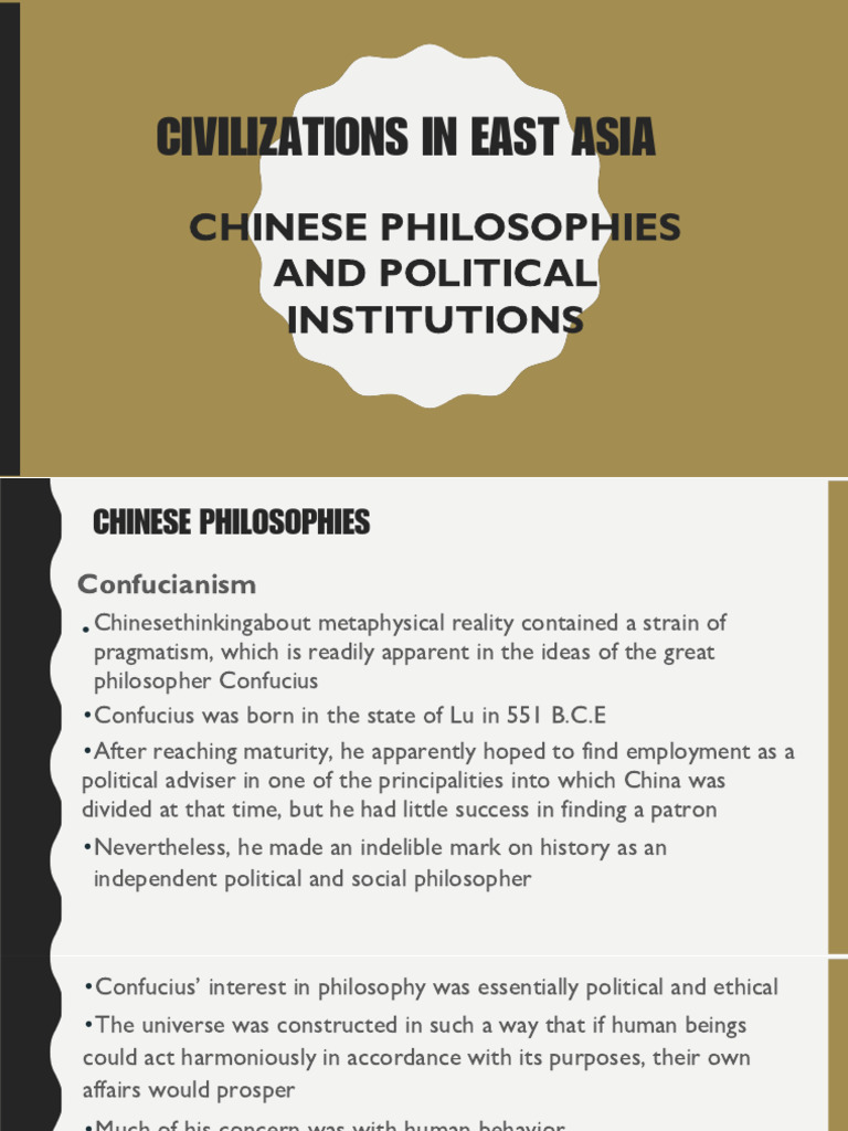 East Asian Civilizations: Confucianism & Daoism | PDF | Confucianism ...