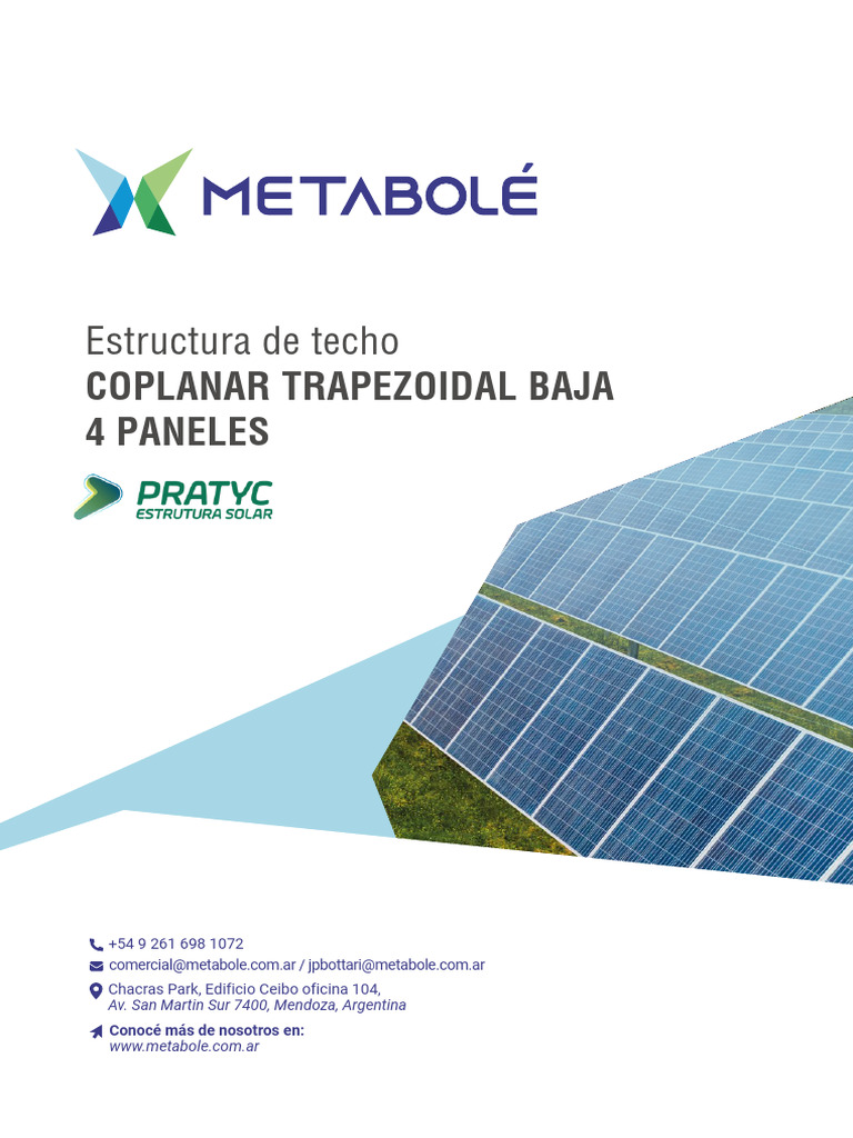 Metabole - Estrutura Coplanar Trapezoidal Baja Kit N 3 2,4m Y 04 ...