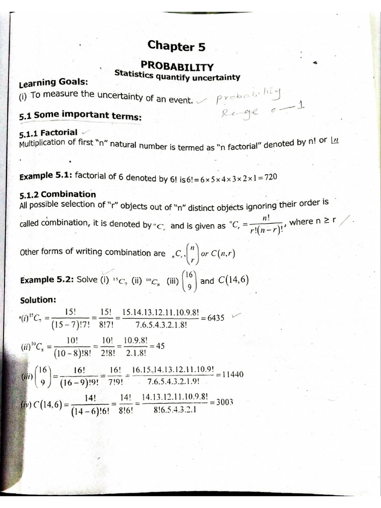Chapter 05 Probability | PDF