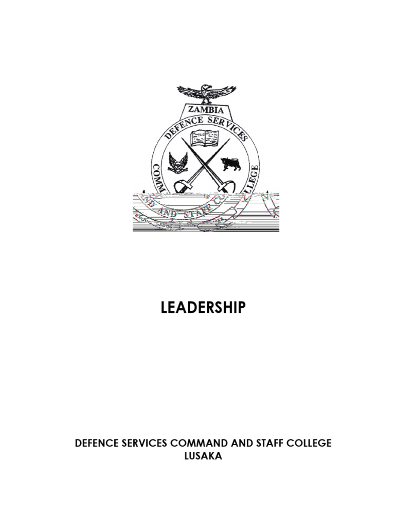 Leadership | PDF | Leadership | Military