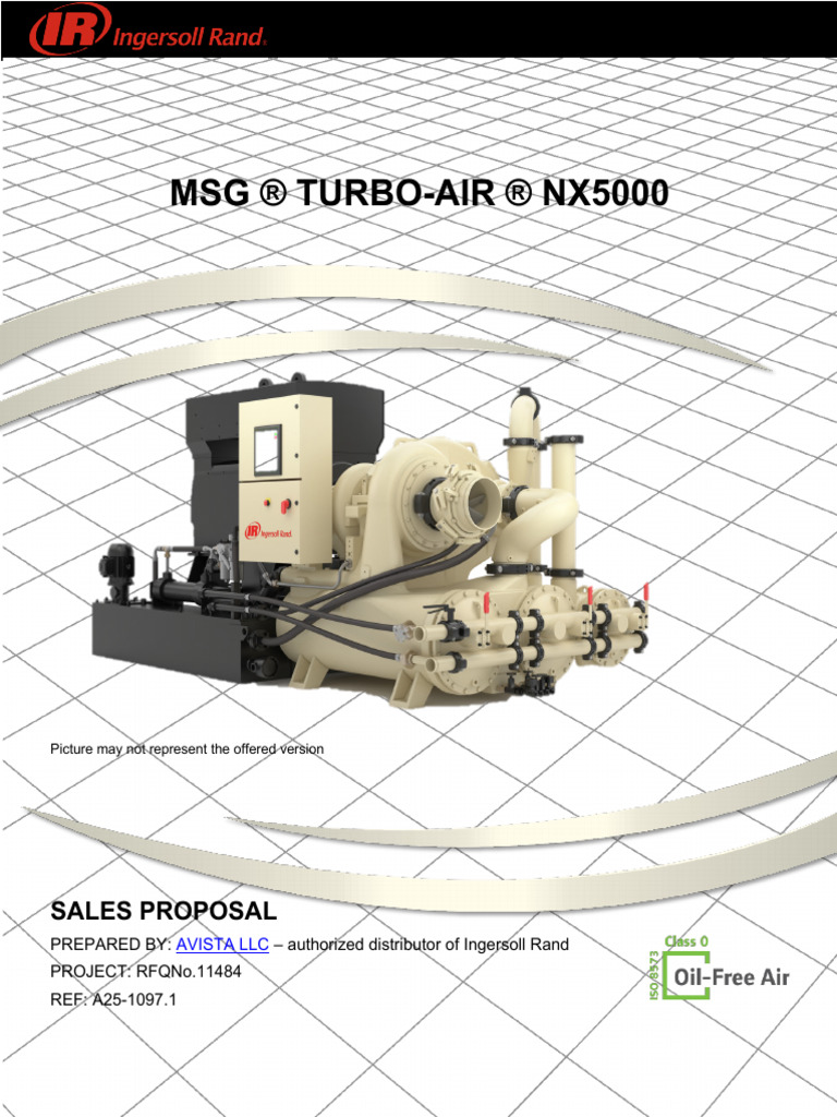 MSG Turbo-Air NX5000 Sales Proposal | PDF | Bearing (Mechanical ...
