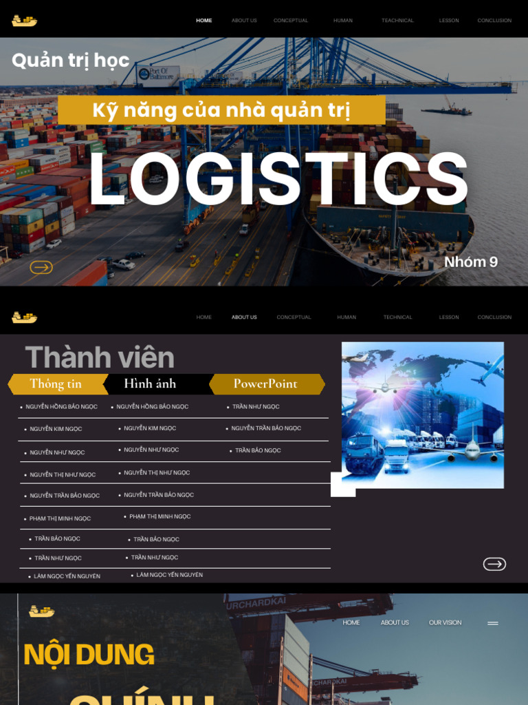 Yellow and Black Modern Logistics Presentation | PDF