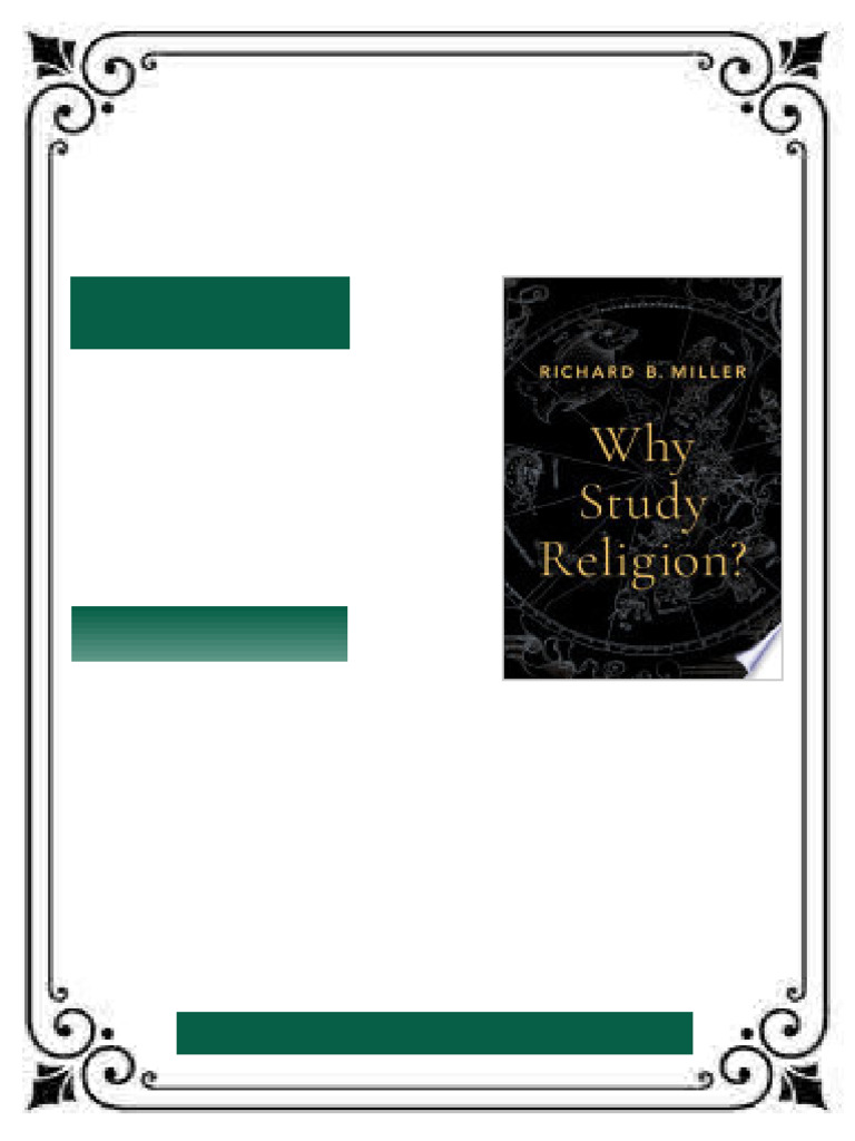 Why Study Religion? Richard B. Miller ebook complete document file | PDF | Religious Studies ...