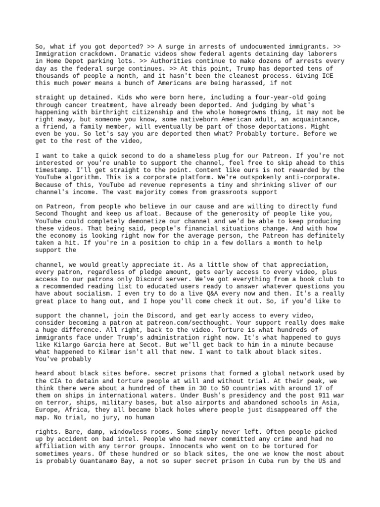 This Is What Happens To Trump's Deportees | PDF | Enhanced ...
